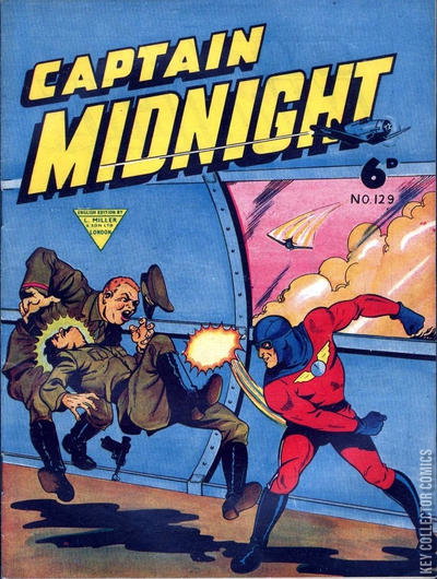 Captain Midnight #129 Published January 1950 | Key Col