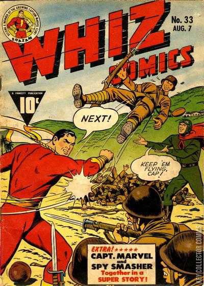Whiz Comics #33 Published August 1942 | Key Collector Comics