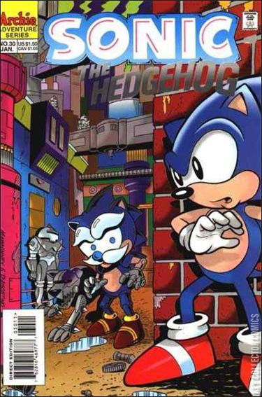 Sonic the Hedgehog #30 Published January 1996 | Key Col