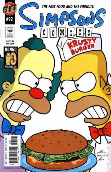 Simpsons Comics #92 Published March 2004 | Key Collecto