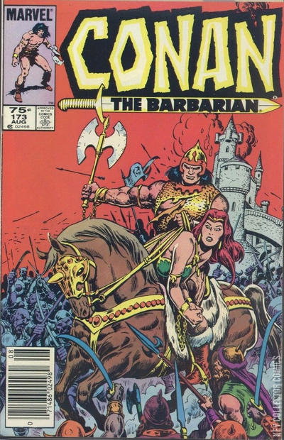 Conan the Barbarian #173 Canadian Published August 198