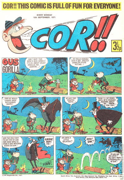 Cor!! #18 September 1971 68 Published September 1971