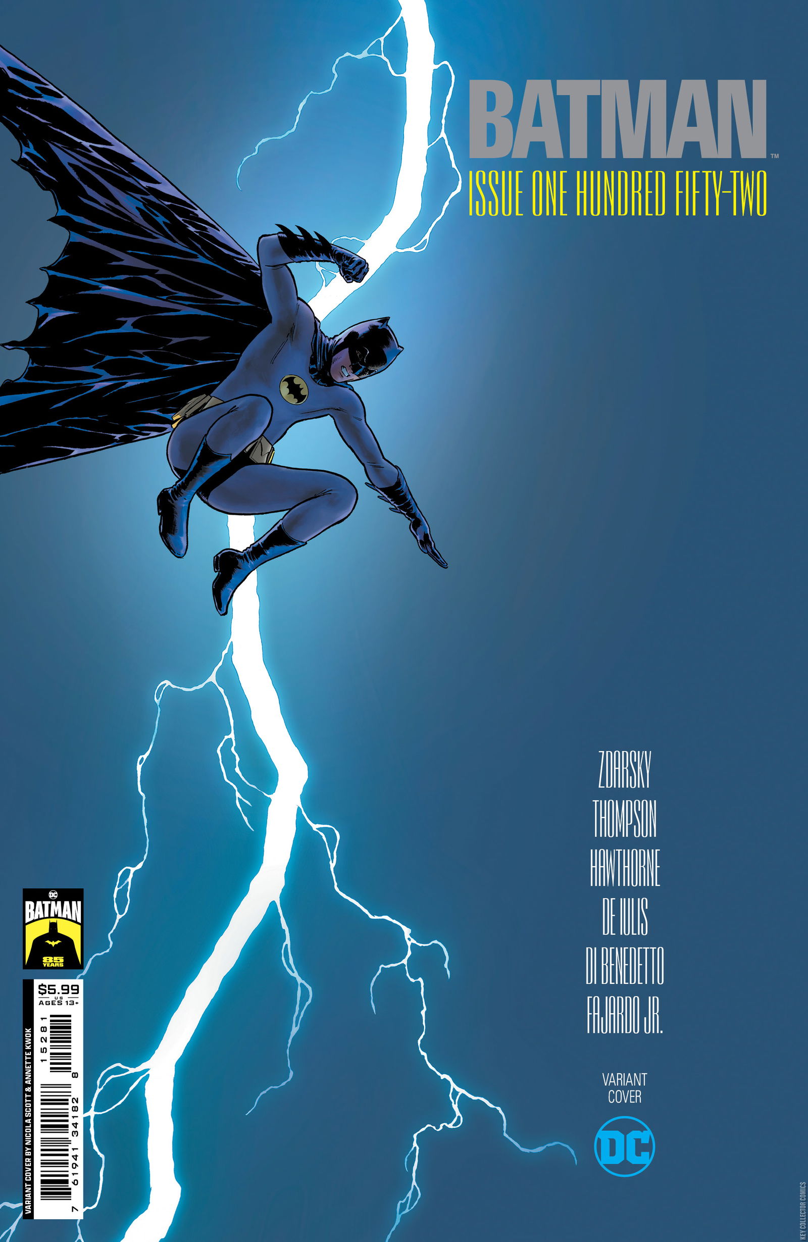 Batman #152 Anniversary Published September 2024 | Key