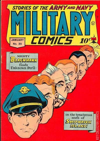 Military Comics #35 Published January 1945 | Key Collec