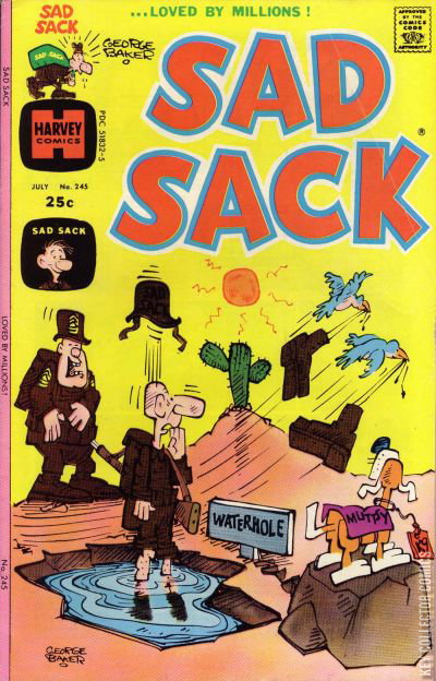 Sad Sack Comics #245 Published December 1969 | Key Coll