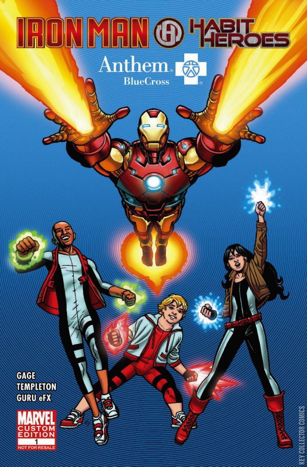 Anthem BlueCross Presents: Iron Man and Habit Heroes #1 Publ