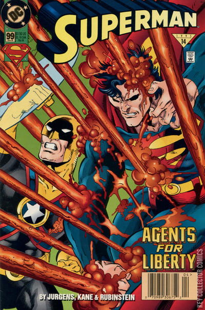 Superman #99 Newsstand Published April 1995 | Key Coll