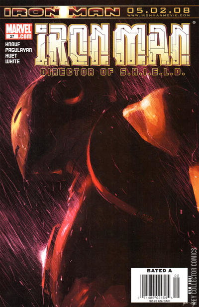 Invincible Iron Man #27 Newsstand Published May 2008