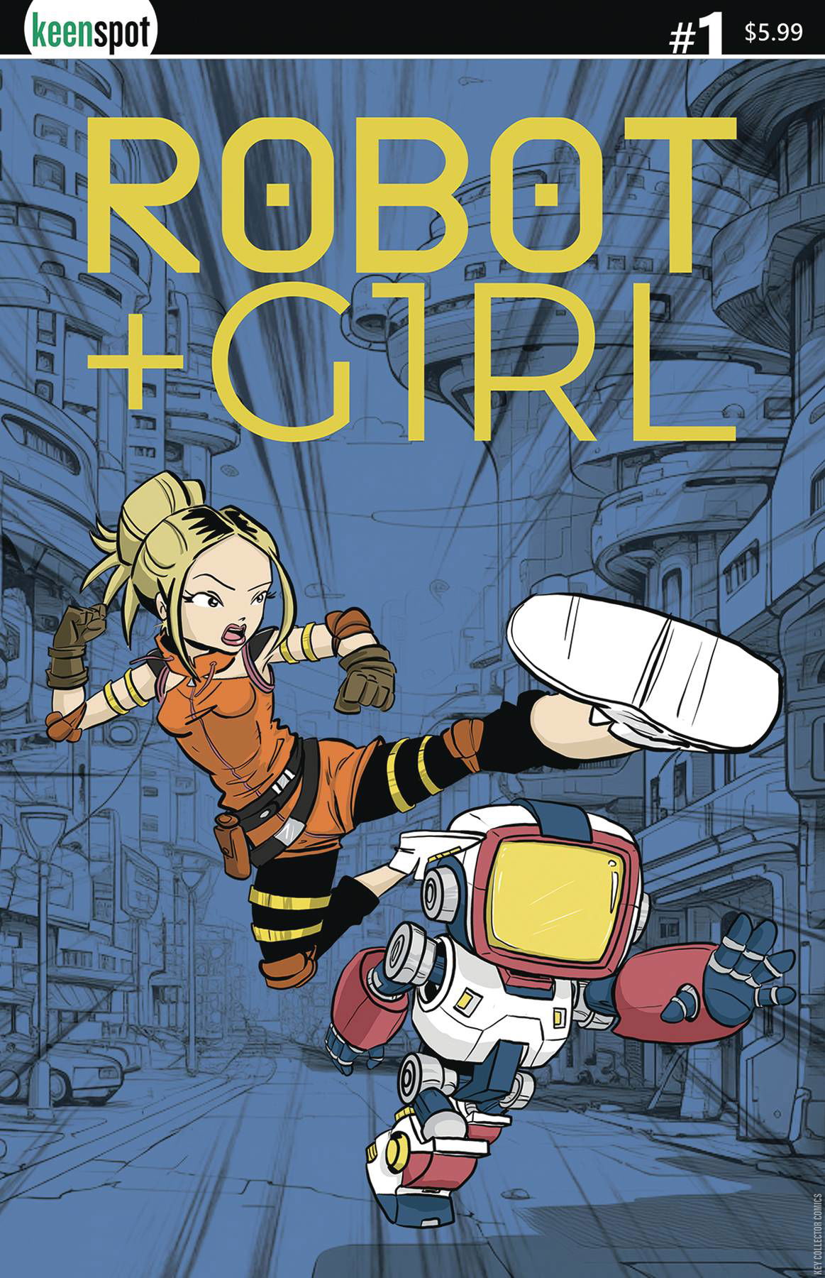 Robot + Girl #1 Variant Published April 2024 | Key Col
