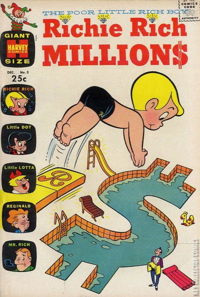 Richie Rich Millions #3 Published December 1969 | Key C