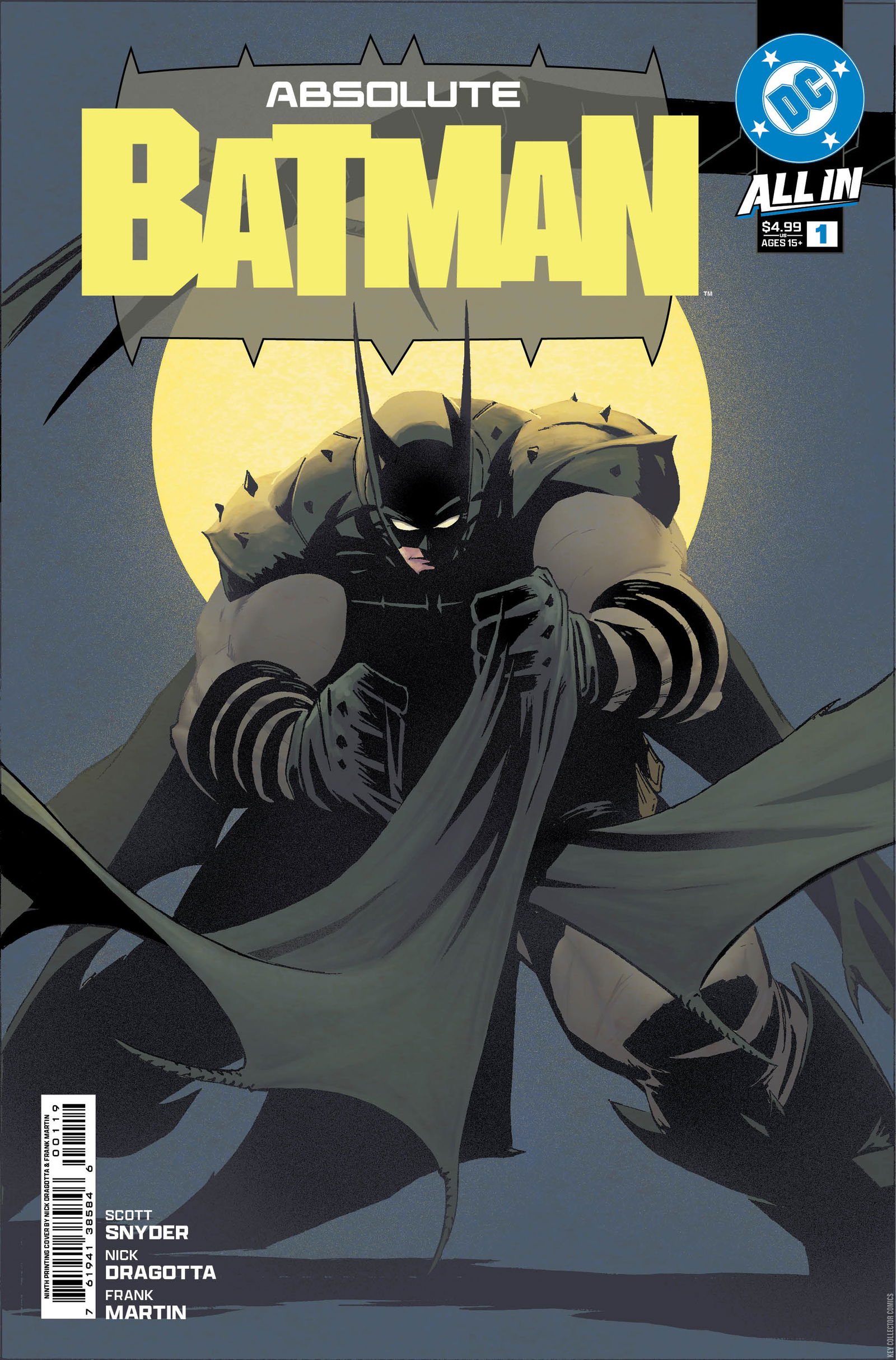 Absolute Batman #1 9th Print Published October 2025