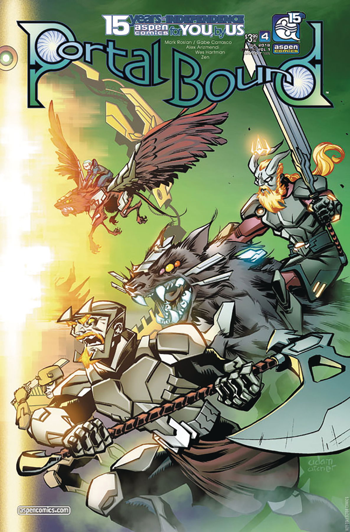 Portal Bound #4 Variant Published March 2024 | Key Col