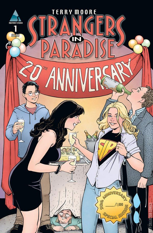 Strangers in Paradise 20th Anniversary by Abstract Studio | Key Collector Comics