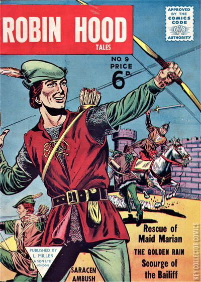 Robin Hood Tales #9 UK Edition Published January 1957