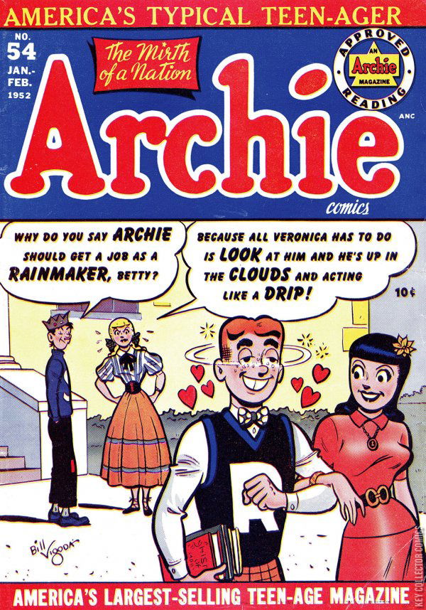 Archie Comics #54 Published January 1952 | Key Collecto