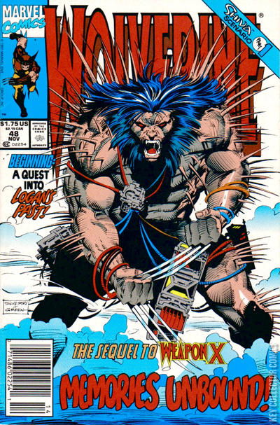 Wolverine #48 Newsstand Published November 1991 | Key