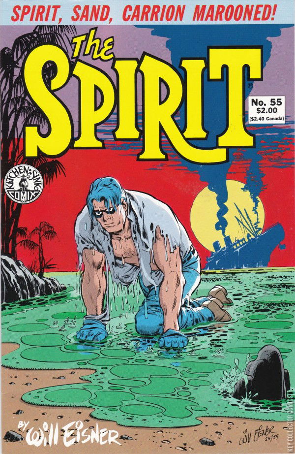 The Spirit #55 Published May 1989 | Key Collector Comics