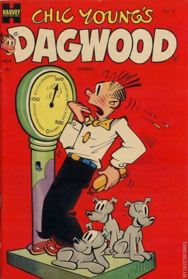 Chic Young's Dagwood Comics #47 Published November 1954