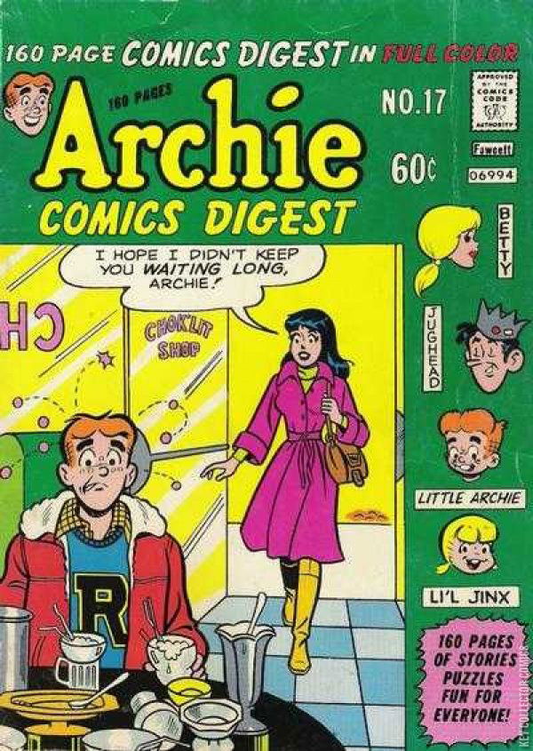 Archie Comics Digest #17 Published April 1976 | Key Col