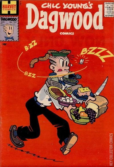Chic Young's Dagwood Comics #107 Published December 195
