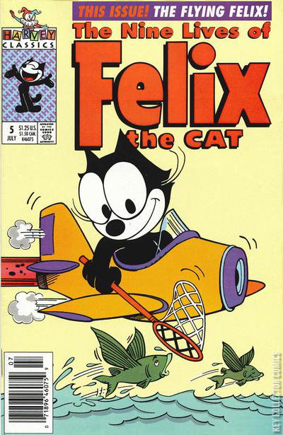 Nine Lives of Felix the Cat #5 Newsstand Published July 199