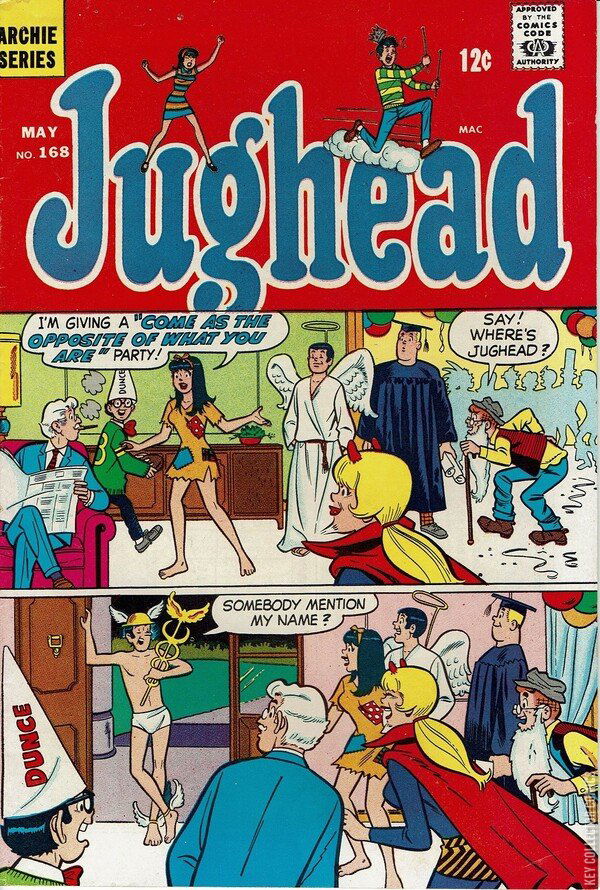 Archie's Pal Jughead #168 Published May 1969 | Key Coll