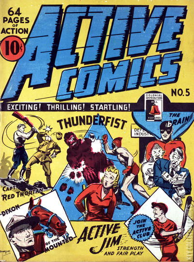 Active Comics #5 Published June 1942 | Key Collector Comics