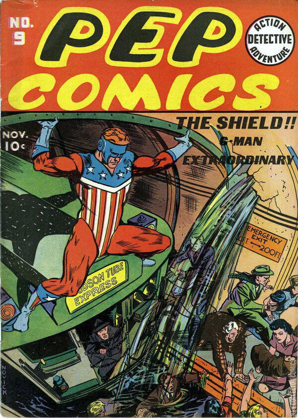 Pep Comics #9 Published November 1940 | Key Collector Comics