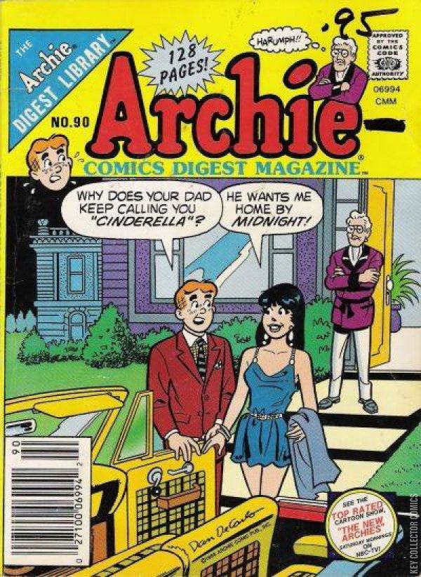 Archie Comics Digest #90 Published June 1988 | Key Coll