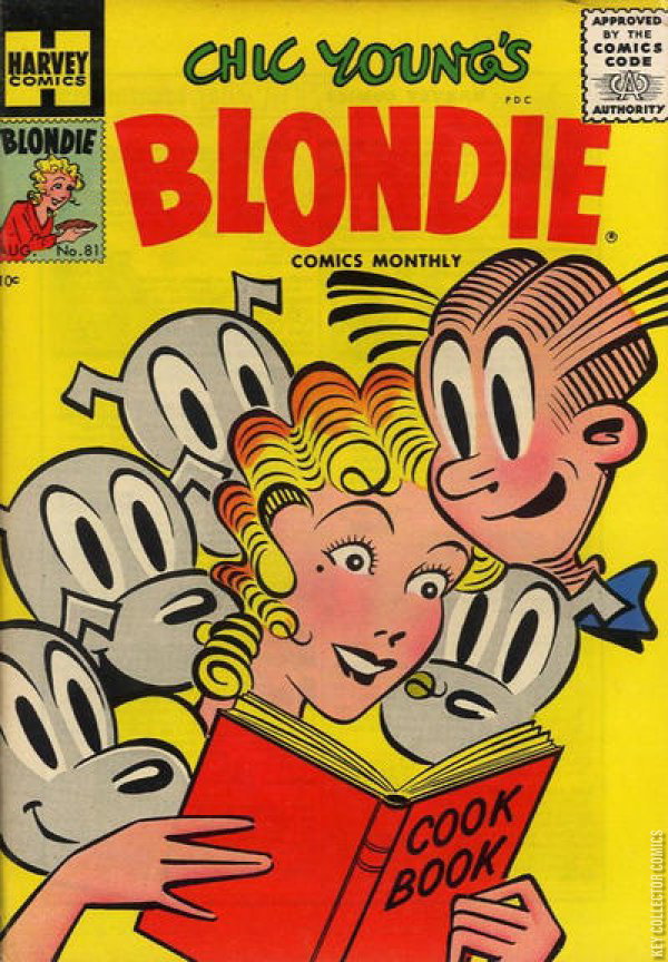Blondie Comics Monthly 81 Published August 1955 Key