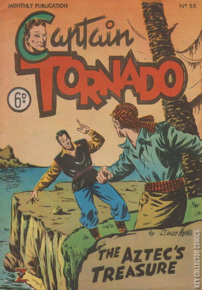 Captain Tornado #53 UK Edition Published January 1952