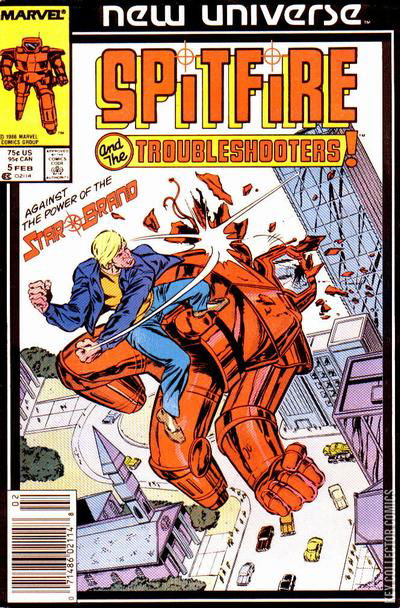 Codename: Spitfire #5 Newsstand Published February 198