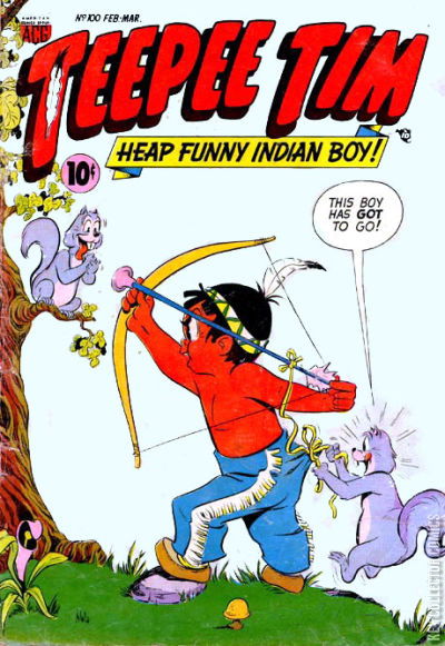 Teepee Tim #100 Published March 1955 | Key Collector Comics