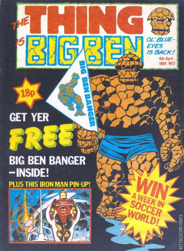 The Thing Is Big Ben by Marvel UK | Key Collector Comics
