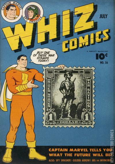 Whiz Comics #56 Published July 1944 | Key Collector Comics