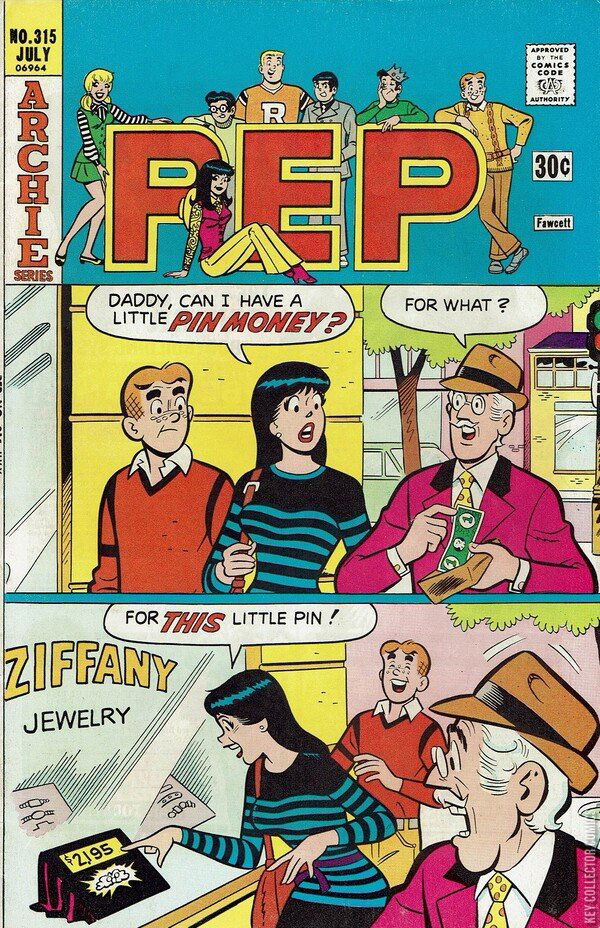 Pep Comics #315 Published July 1976 | Key Collector Comics