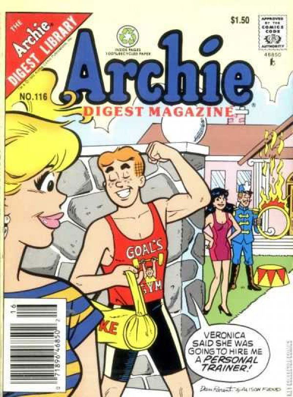Archie Comics Digest #116 Published August 1992 | Key C