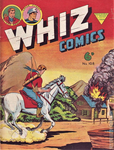 Whiz Comics #108 UK Edition Published January 1950 | K