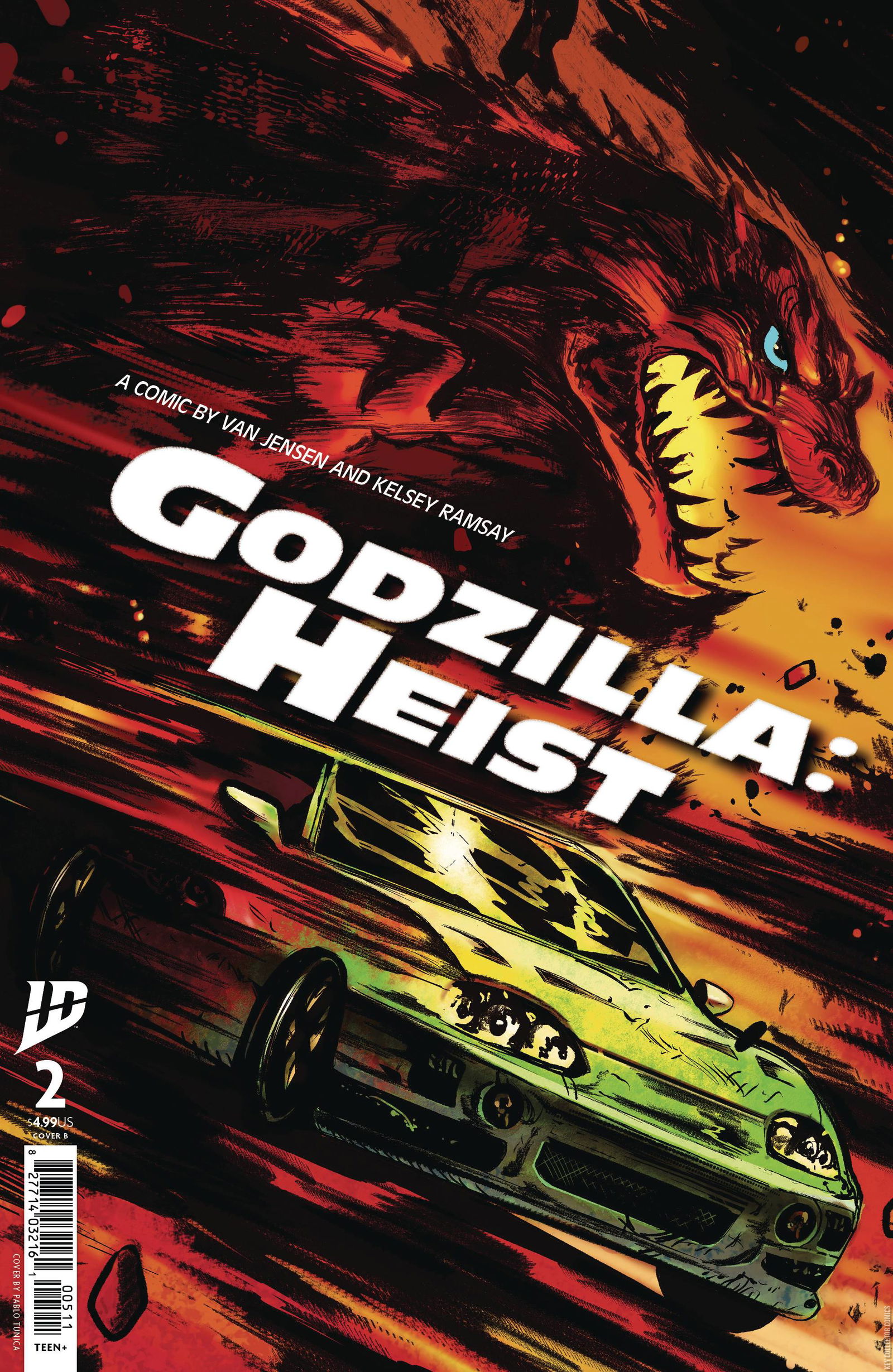 Godzilla: Heist #2 Variant Published April 2025 | Key