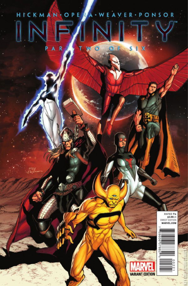Infinity #2 Variant Published September 2013 | Key Col