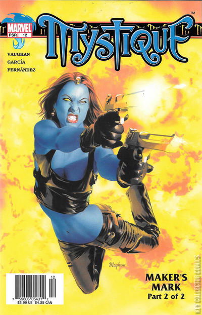 Mystique #12 Newsstand Published May 2004 | Key Collec