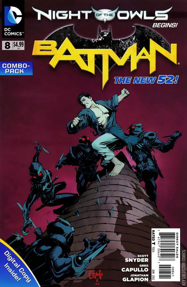 Batman #8 Combo Pack Published April 2012 | Key Collec