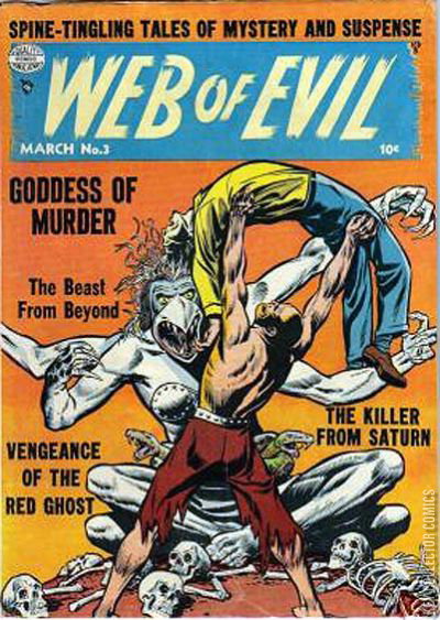 Web of Evil #3 Published March 1953 | Key Collector Comics