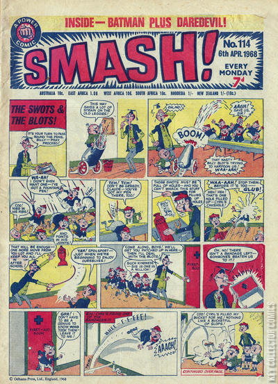 Smash! #114 Published April 1968 | Key Collector Comics