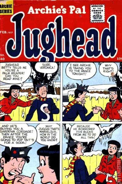 Archie's Pal Jughead #40 Published February 1957 | Key