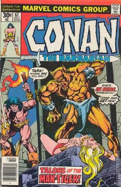 Conan the Barbarian #67 Published October 1976 | Key Co