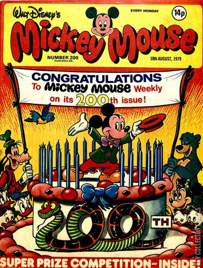 Mickey Mouse #200 Published January 1975 | Key Collecto
