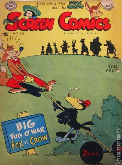 Real Screen Comics #24 Canadian Edition Published January 1