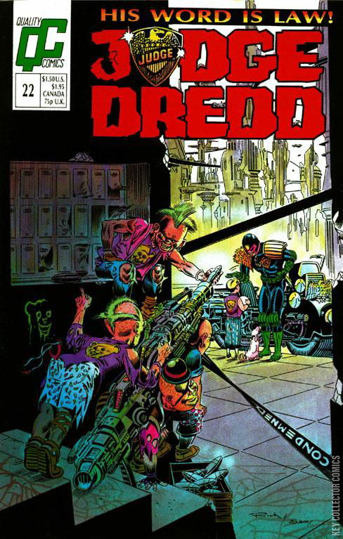 Judge Dredd #22 Published July 1988 | Key Collector Comics