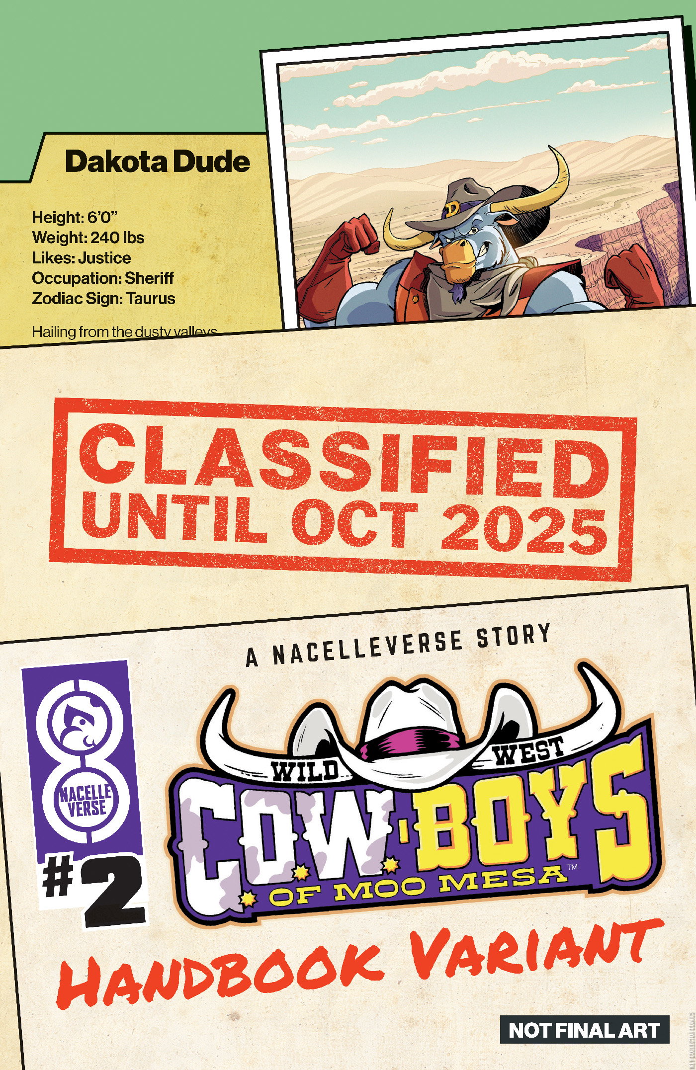 Wild West C.O.W. Boys of Moo Mesa #2 Variant Published Octo